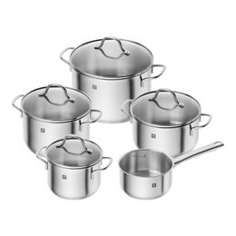 Zwilling Flow Kochtopfset 5-tlg, 18/10 Edelstahl