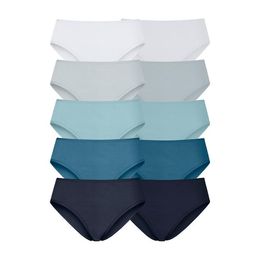 PETITE FLEUR BY LASCANA Jazz-Pants Slips blau Gr. 36/38 f&uuml;r Damen. K&ouml;rpernah. Nachhaltig.