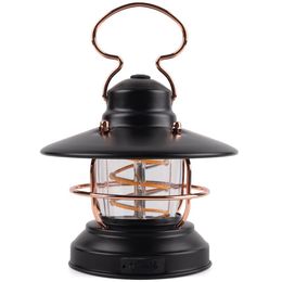 Barebones Edison II mini LED Laterne antique bronze - LED Campingleuchten