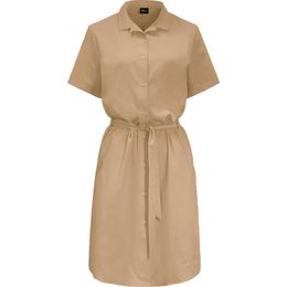 Jack Wolfskin Holiday Midi Dress Damen Sommerkleid hellbraun XXL - Damenhosen, -r&ouml;cke & -kleider