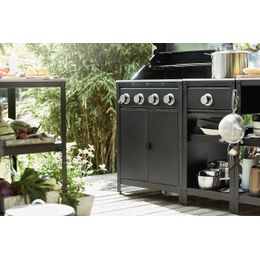IKEA GRILLSK&Auml;R Gasgrill mit Seitenbrenner