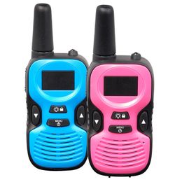 Denver WTK-441 Walkie Talkie Set Kinder &ndash; 2 St&uuml;ck, rosa/blau