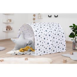 Ticaa Spiel- und Betttunnel, Kinderzelt, Kindertunnel f&uuml;r Jungs & M&auml;dchen Spielzelt f&uuml;r Bodenbett, Hochbett, Etagenbett und Einzelbett 90x200cm