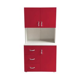 HTI-Living K&uuml;chenschrank Blanca Rot Wei&szlig;