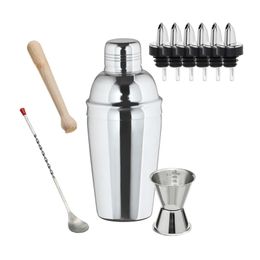 ich-zapfe Cocktail Shaker set - 3-teiliger EDELSTAHLSHAKER