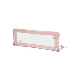 Lorelli Kinder Bettschutzgitter Safety night Gr&ouml;&szlig;e 127 x 45 cm, faltbar, Tasche wei&szlig; rosa