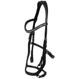 Hans Melzer Horse Equipment Hans Melzer Trense Tokio schwarz/silber WB (Warmblut)