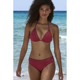 s.Oliver Triangel-Bikini-Top 'Aiko' rostrot Gr. 38 Cup A/B. Mit H&auml;kelkante. Ohne B&uuml;gel