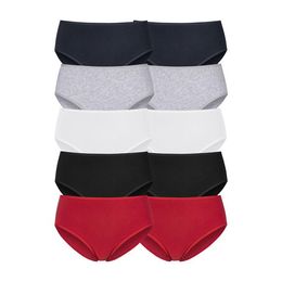 PETITE FLEUR BY LASCANA H&uuml;ftslip mehrfarbig Gr. 40/42 f&uuml;r Damen. Nachhaltig.