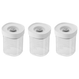 Zwilling Fresh & Save CUBE CUBE Set, XS / 3-tlg, Transparent-Wei&szlig;