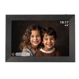 Denver PFF-1012 WiFi-Bilderrahmen&ndash; 10,1" Touchscreen, Frameo, schwarz