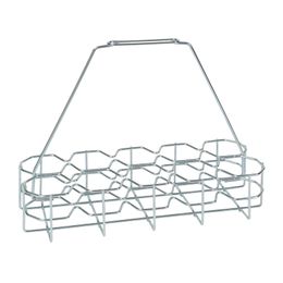 ich-zapfe Glastr&auml;ger f&uuml;r 10 Gl&auml;ser Getr&auml;nke- & Geschirrkorb aus Metall (verzinkt)