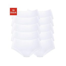 PETITE FLEUR BY LASCANA H&uuml;ftslip wei&szlig; Gr. 32/34 f&uuml;r Damen. Nachhaltig.