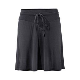 BEACHTIME BY LASCANA Jerseyrock 'aus leichtem Viskose-Stretch' schwarz Gr. 46 f&uuml;r Damen. Figurumspielend