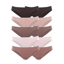 PETITE FLEUR BY LASCANA Bikinislip beige Gr. 44/46. K&ouml;rpernah. Nachhaltig.