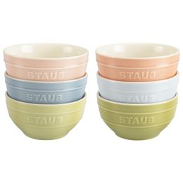Staub Ceramique Sch&uuml;ssel Set Macaron 12 cm / 6-tlg, Keramik