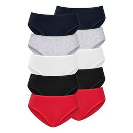 PETITE FLEUR BY LASCANA Jazz-Pants Slips mehrfarbig Gr. 40/42 f&uuml;r Damen. K&ouml;rpernah. Nachhaltig.