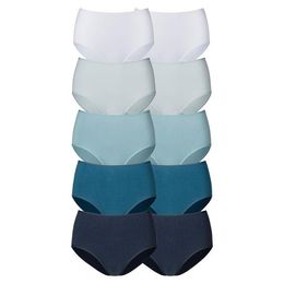 PETITE FLEUR BY LASCANA Taillenslip blau Gr. 40/42 f&uuml;r Damen. K&ouml;rpernah. Nachhaltig.