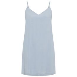 Lascana Neglig&eacute; blau Gr. 32 f&uuml;r Damen. Mit V-Ausschnitt. Figurbetont