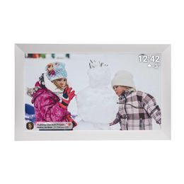 Denver PFF-1504 WLAN Bilderrahmen &ndash; 15,6" Touch-Display ,Frameo, wei&szlig;