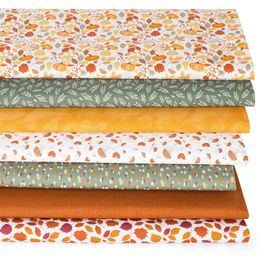buttinette Patchwork- und Quiltpaket Digitaldruck &bdquo;Herbstzauber&ldquo;, orange-color
