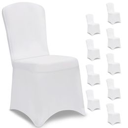 Detex Stuhlhusse 10er-Set Wei&szlig;