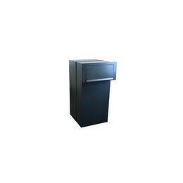 F-05 XXL Mauerdurchwurf Paketkasten in RAL 9005 (T:30-51 cm)