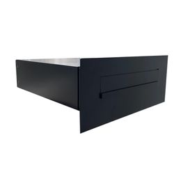 FLAT Design Durchwurfbriefkasten in RAL 7016 - T: 39-62 cm- BX-042