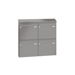 LEABOX 4er Aufputzbriefkastenanlage in RAL 7016 - LEA20