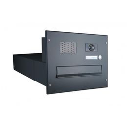 Kamera Durchwurf Briefkasten in RAL 7016 mit Busch-Jaeger...