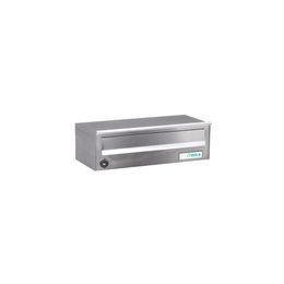 B-017 1er Edelstahl V2A Wandbriefkastenanlage Aufputz