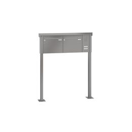 LEABOX 2er freistehende Briefkastenanlage mit Sprechfeld in DB703...