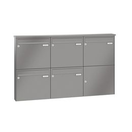 LEABOX 5er Aufputzbriefkastenanlage in RAL 9007 - LEA3