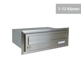 B-016 1er Edelstahl V2A Briefkastenanlage Unterputz