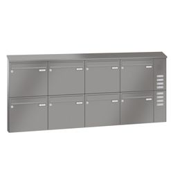 LEABOX 8er Aufputzbriefkastenanlage mit Sprechfeld in DB703 Dupont/Axalta - LEA20