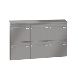 LEABOX 6er Aufputzbriefkastenanlage in RAL 7016 - LEA20