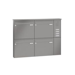 LEABOX 4er Aufputzbriefkastenanlage mit Sprechfeld in DB703 Dupont/Axalta - LEA3