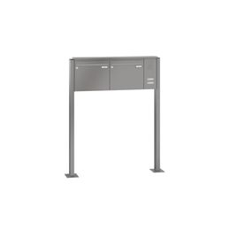 LEABOX 2er freistehende Briefkastenanlage mit Sprechfeld in RAL...