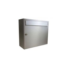 A-015 1er Edelstahl V2A Wandbriefkastenanlage Aufputz