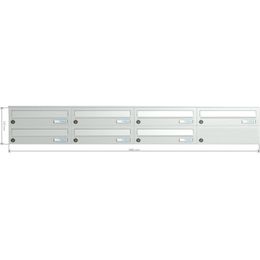 B-017 7er Edelstahl V2A Wandbriefkastenanlage Aufputz
