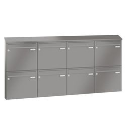 LEABOX 8er Aufputzbriefkastenanlage in RAL 7016 - LEA20