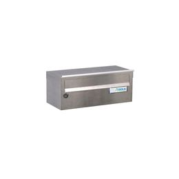 B-015 1er Edelstahl V2A Wandbriefkastenanlage Aufputz
