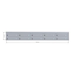 B-017 10er Edelstahl V2A Briefkastenanlage Unterputz