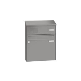 LEABOX Aufputzbriefkasten mit Schr&auml;gdach und Sprechfeld - LEA20 (1-12-fach)