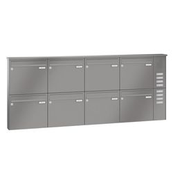 LEABOX 8er Aufputzbriefkastenanlage mit Sprechfeld in DB703...