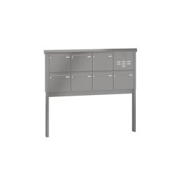 LEABOX 7er freistehende Briefkastenanlage mit Sprechfeld in DB703...