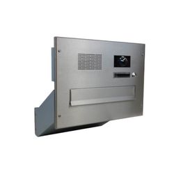 Edelstahl Kamera Durchwurf Briefkasten mit Videostation...
