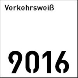 LEABOX freistehender Durchwurf Briefkasten in RAL 9016 Einbetonieren