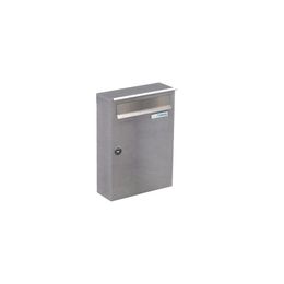 C-01 1er Edelstahl V2A Wandbriefkastenanlage Aufputz