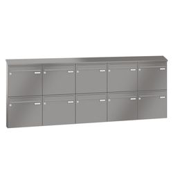LEABOX 10er Aufputzbriefkastenanlage in RAL 7016 - LEA20